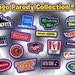 Over 100 Parody Logos Collection (SVG Files)- Instant Download Bundle ...