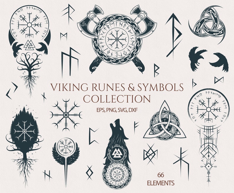 Viking Svg Rune Svg Cut File Vegvisir Svg Viking Symbol - Etsy
