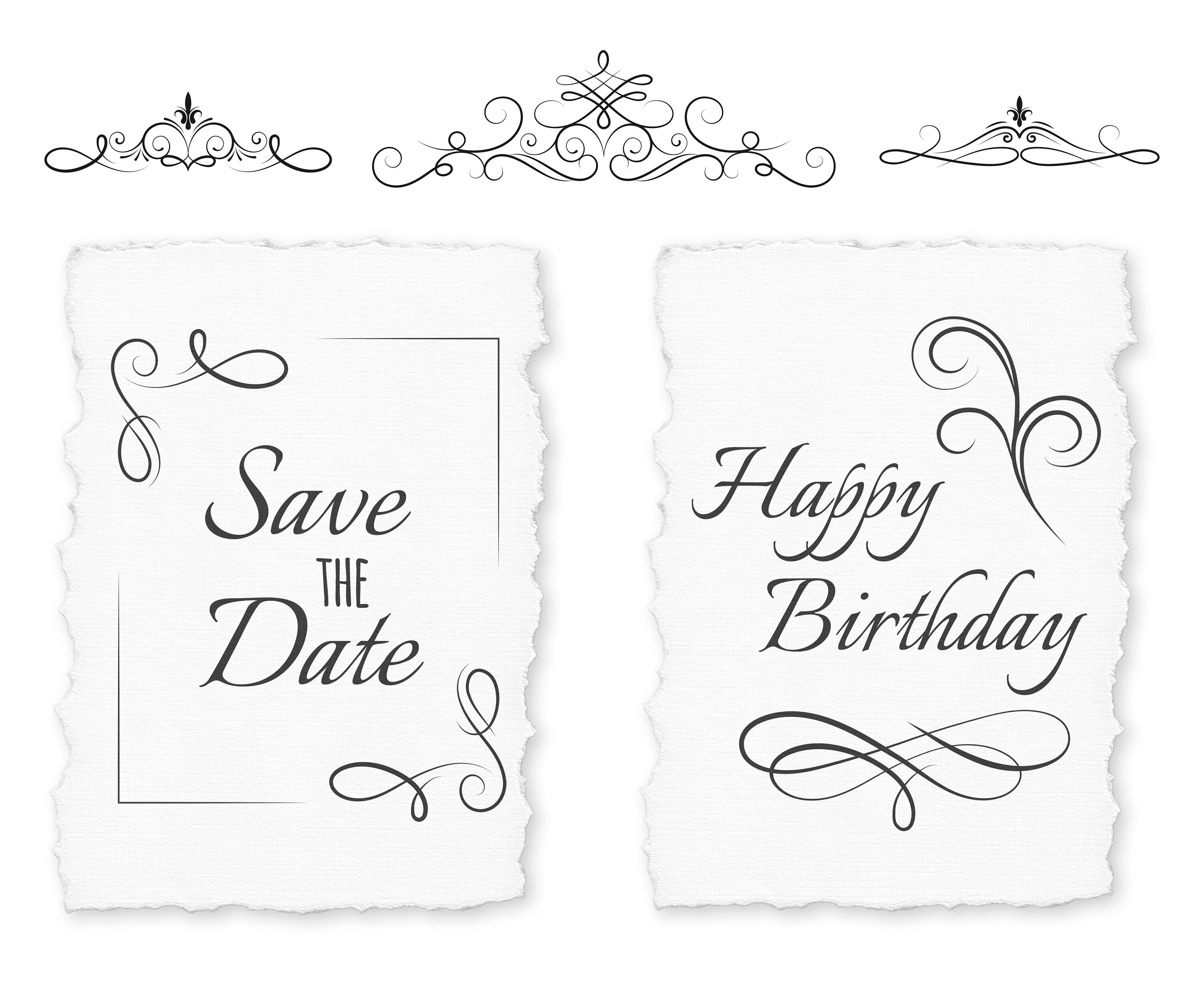 Swirl SVG. Ornate Frames Dividers Svg. Swirl Borders Svg. - Etsy Canada