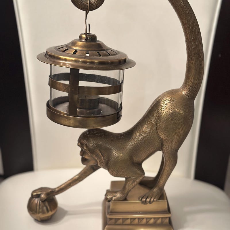 Monkey Lamp - Etsy