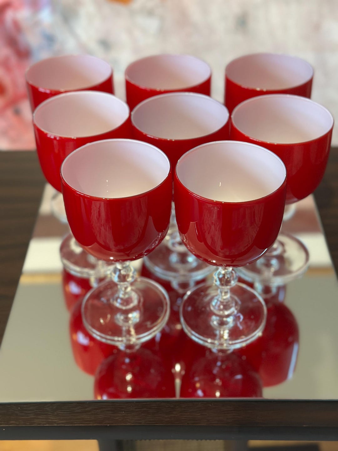 Carlo Moretti MCM Set of 4 Wine Glasses (2 Sets Available) - Etsy
