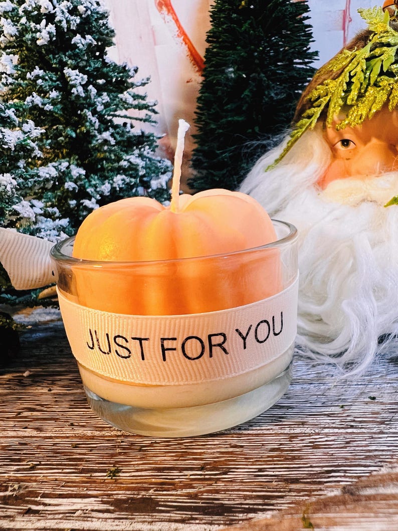 Autumn Pumpkin Souffle Candle Warm Cozy Fall Scent Handmade Soy Wax ...