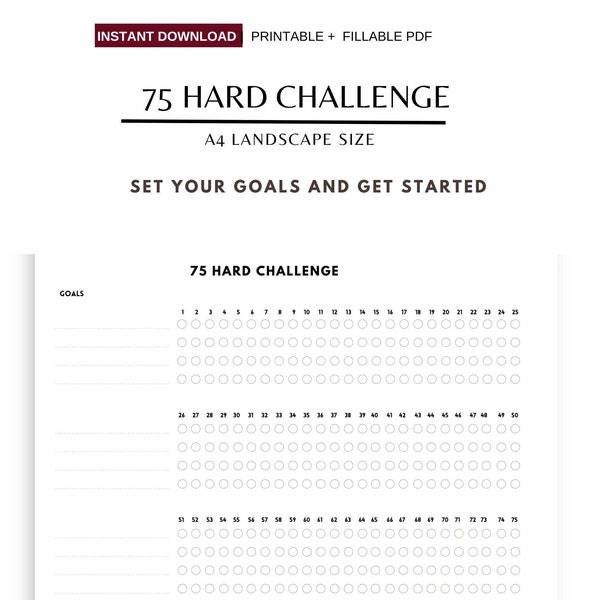 Hard Challenge Template - Etsy