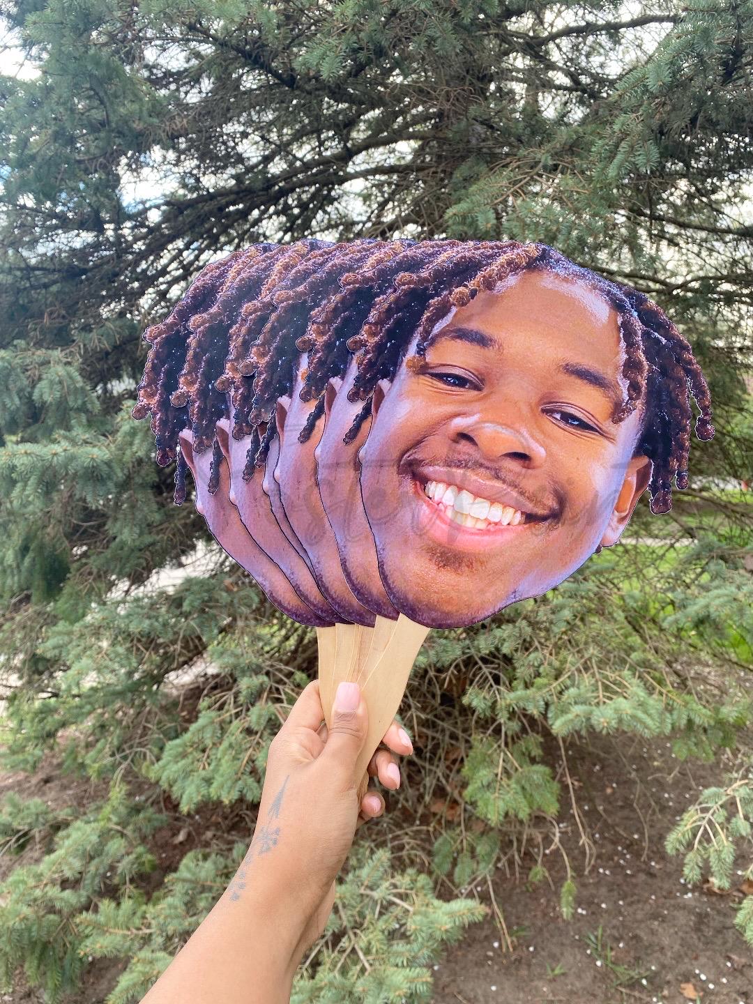 Custom Big Head Cutout | Personalized Face Fan - Etsy