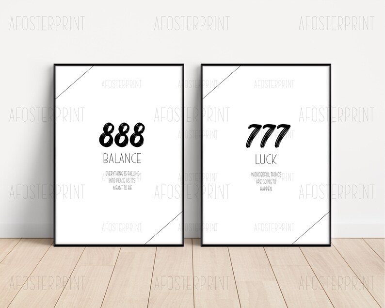 888 | Angel Number | Digital Printable Art | Instant Download - Etsy