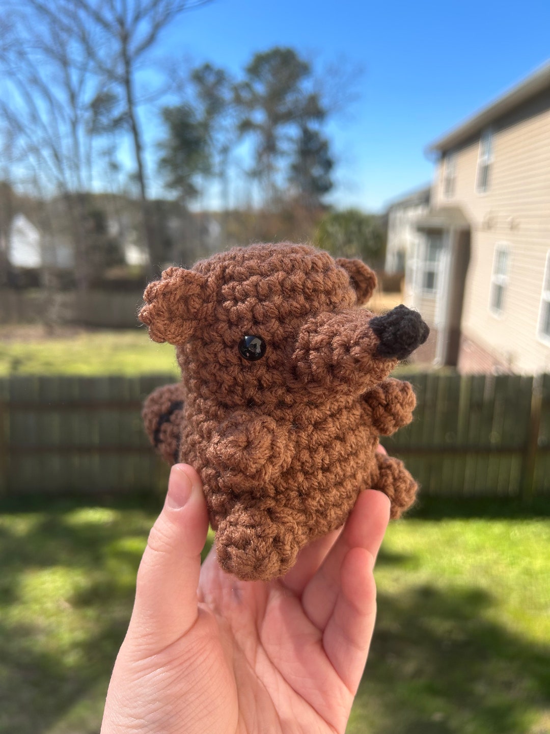 Regular Show Inspired Rigby Crochet Pattern, Rigby Inspired Racoon ...