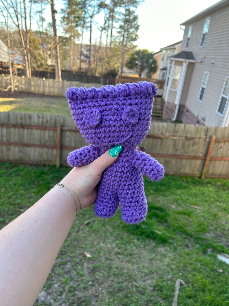 Handmade Crochet Amigurumi Purple Sourpatch Kid Plush/sour Patch Kid ...