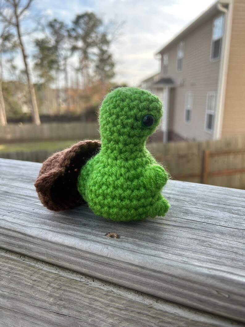 Handmade Crochet Amigurumi Turtle Plush/removeable Shell Booty Turtle ...