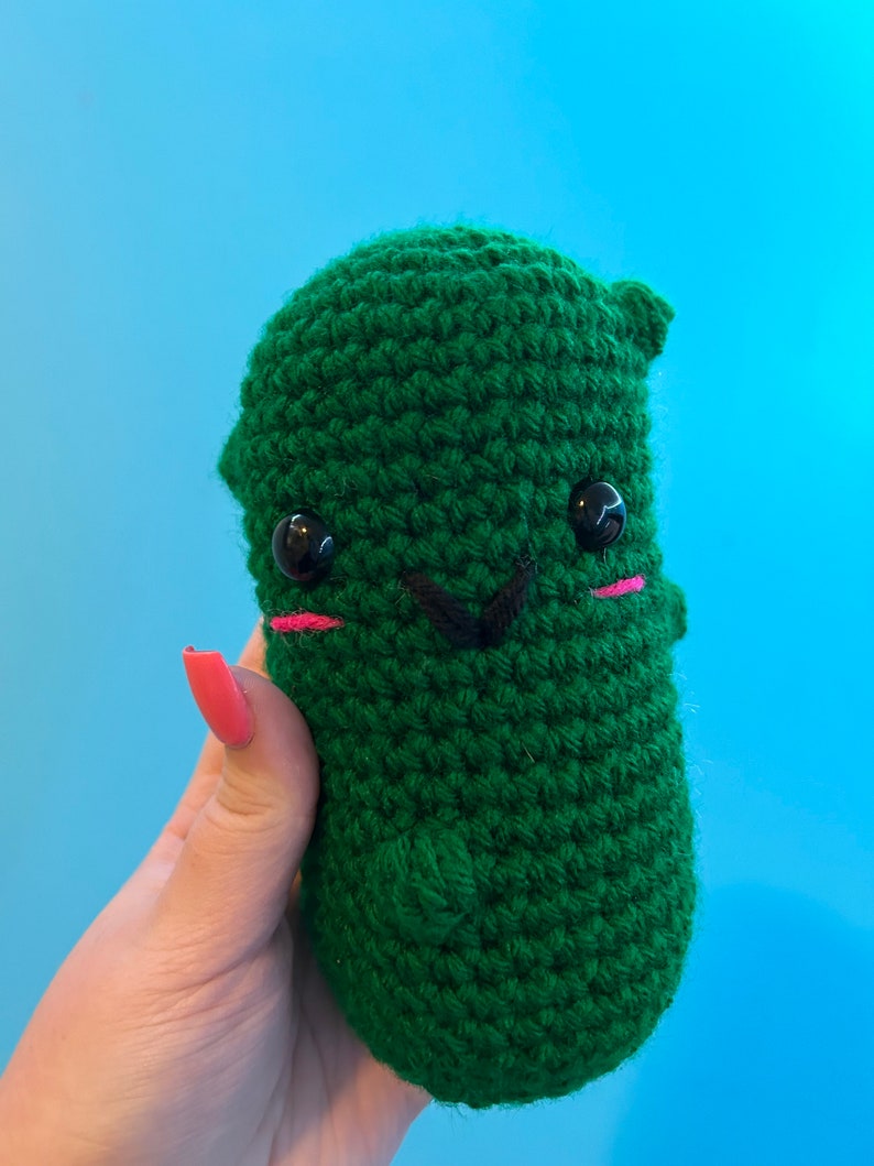 Crochet Pickle Pattern Cute Crochet Pickle Green Pickle - Etsy