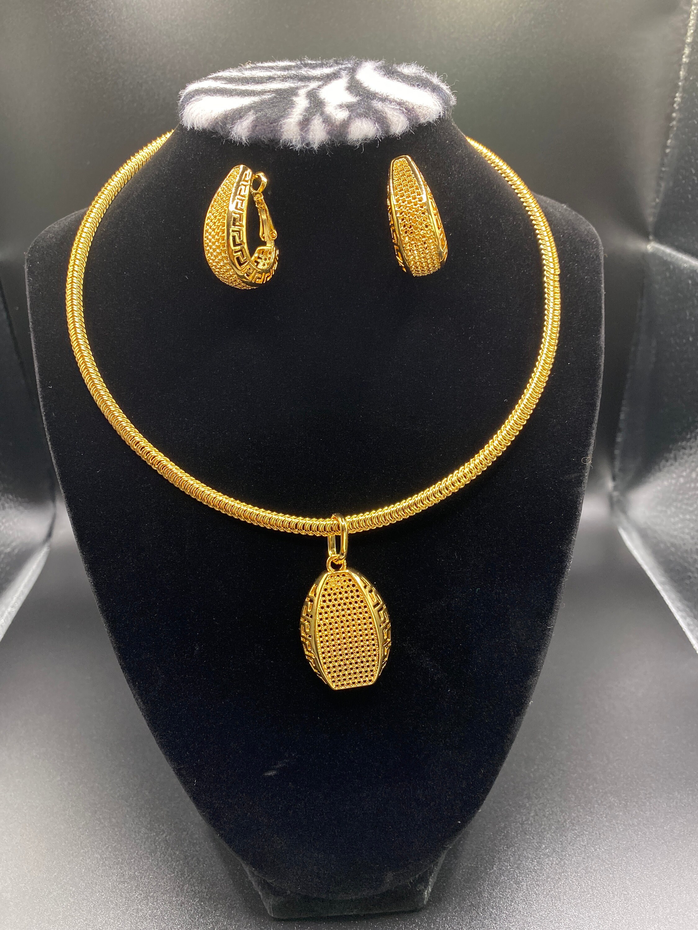 Dubai Gold Jewelry Set High Quality Woman Gold Plated - Etsy