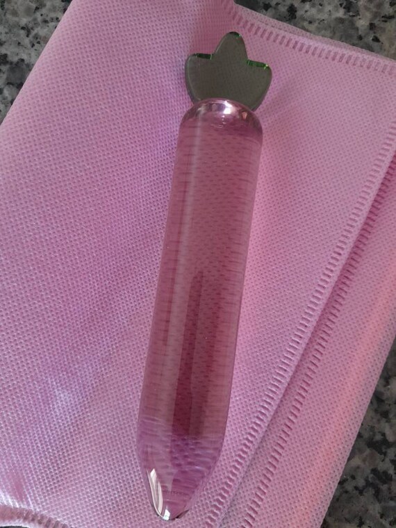 Carrot Dildo Sex Toys Yoni Pleasure Wand Pyrex Glass - Etsy