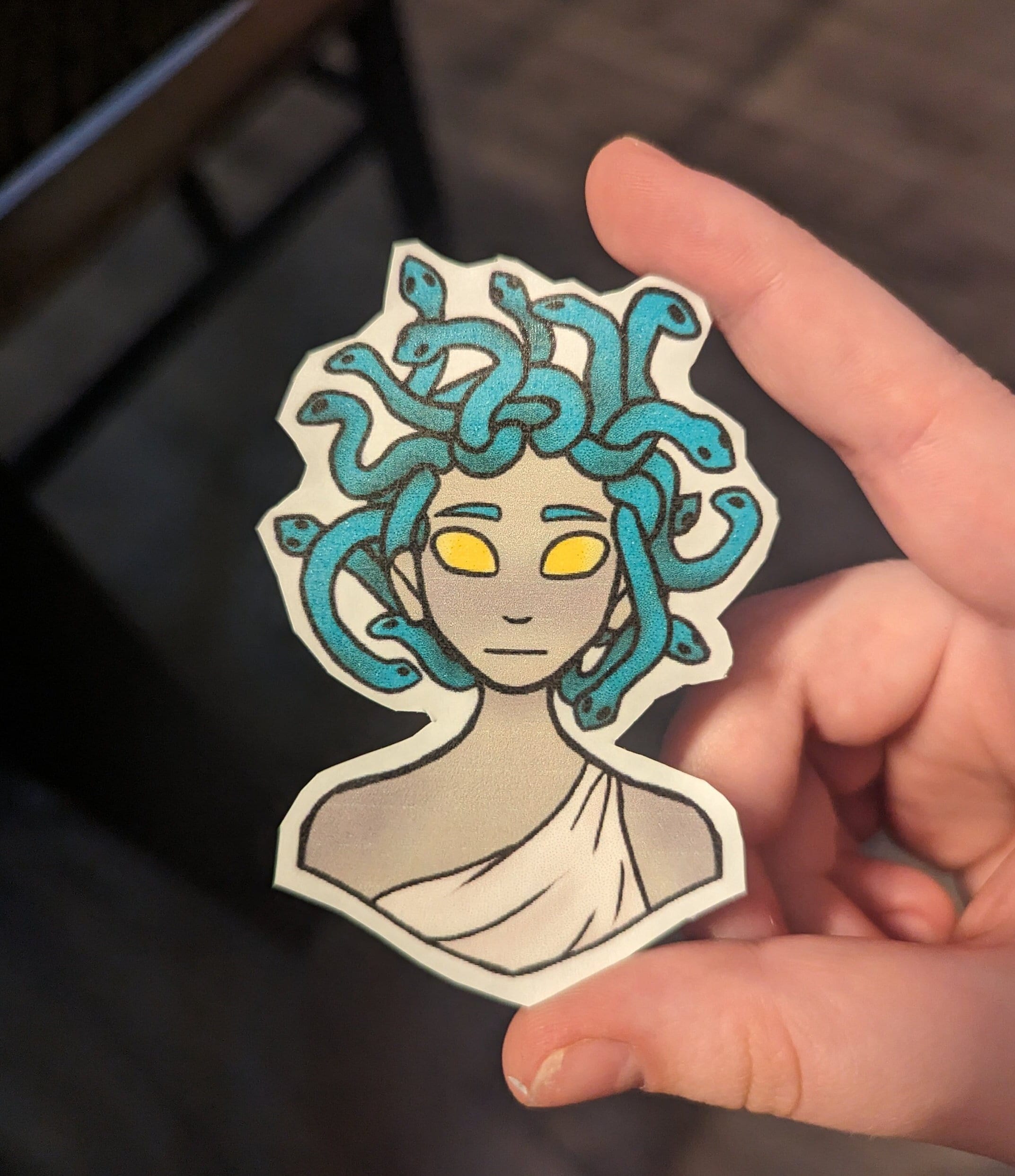 Medusa Sticker - Etsy