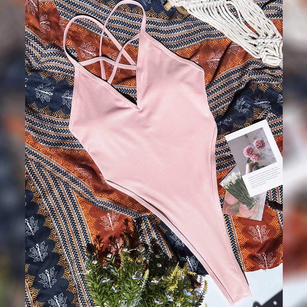 Sexy Pink Bikini Set Women Swimwear Cute Bikini - Etsy
