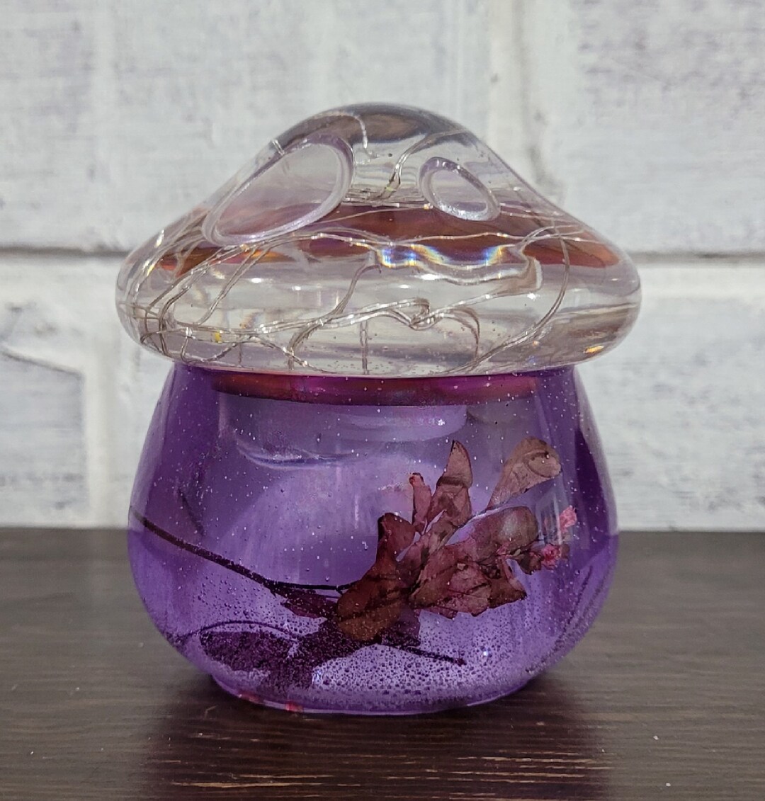 Light up Mushroom Jar - Etsy
