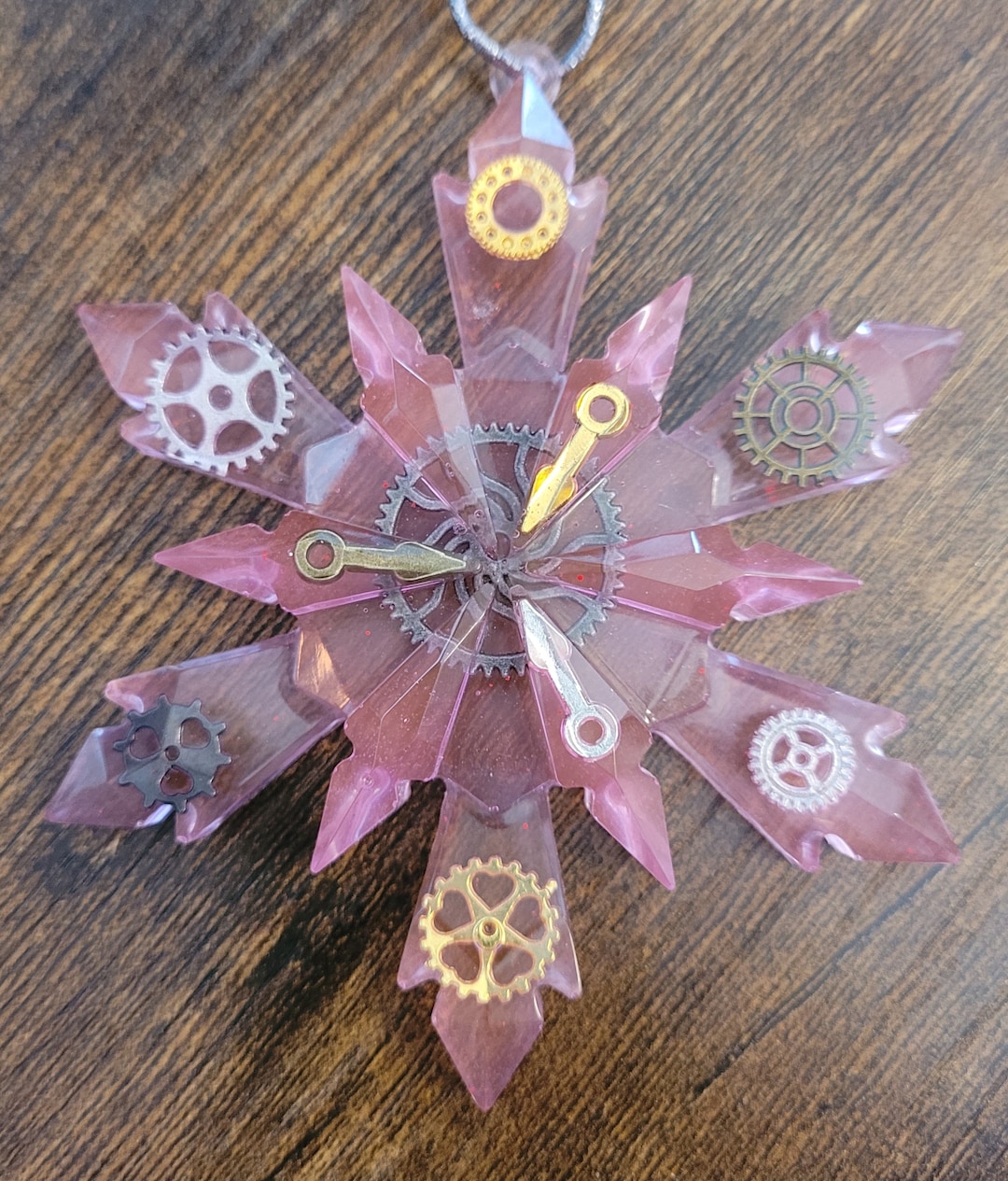 Gears Snowflake Ornament - Etsy