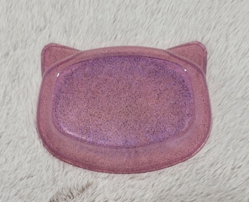 Glitter Cat Shaped Dish - Etsy