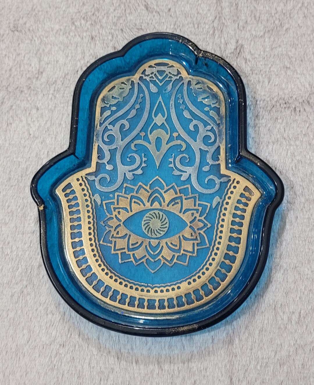 Hamsa Hand Dish - Etsy