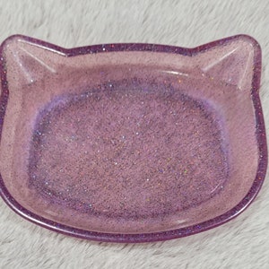 Glitter Cat Shaped Dish - Etsy