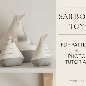 Sailboat Toy / PDF Pattern and Sewing Tutorial - Etsy