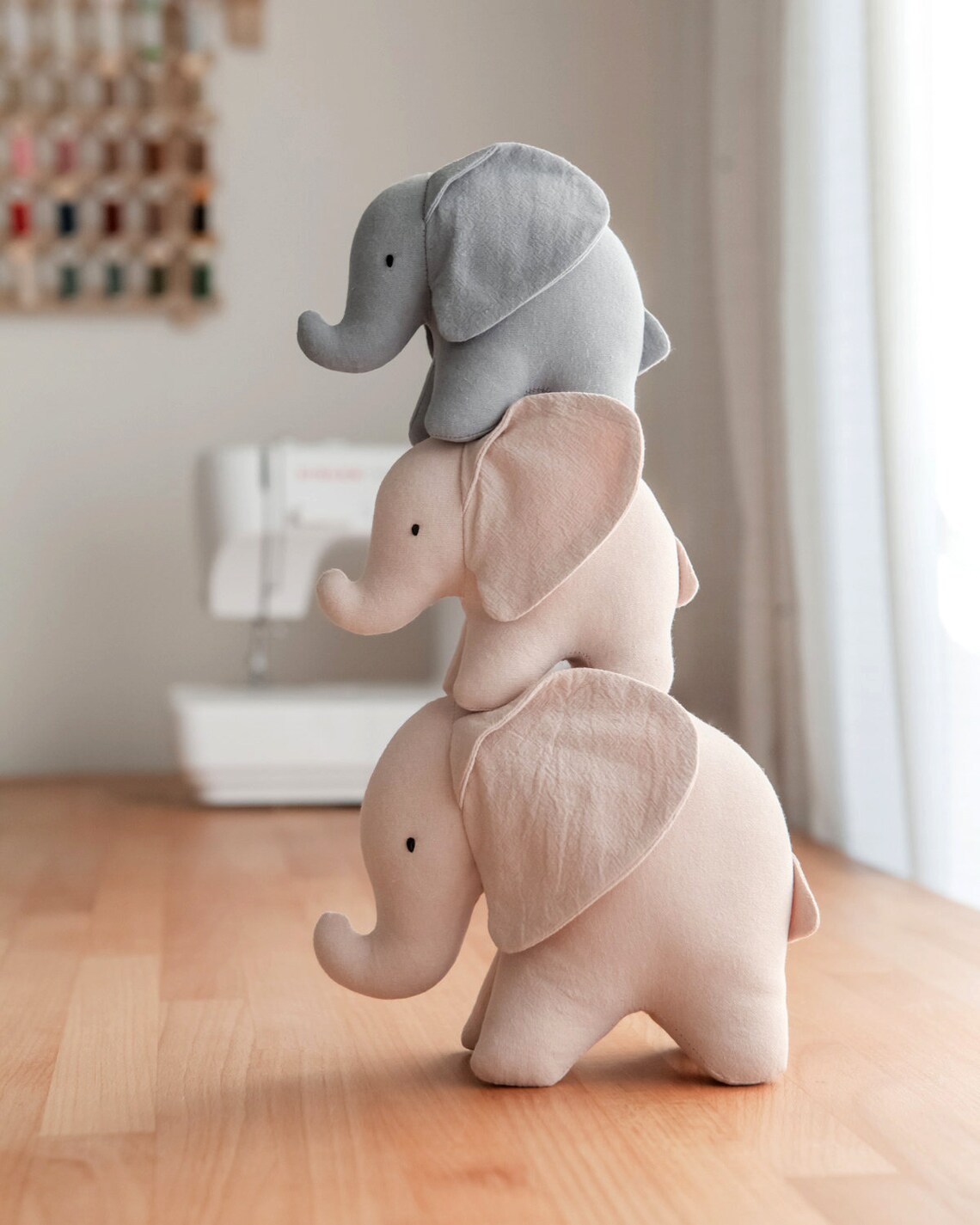 Elephant Toy / PDF Pattern and Sewing Tutorial - Etsy