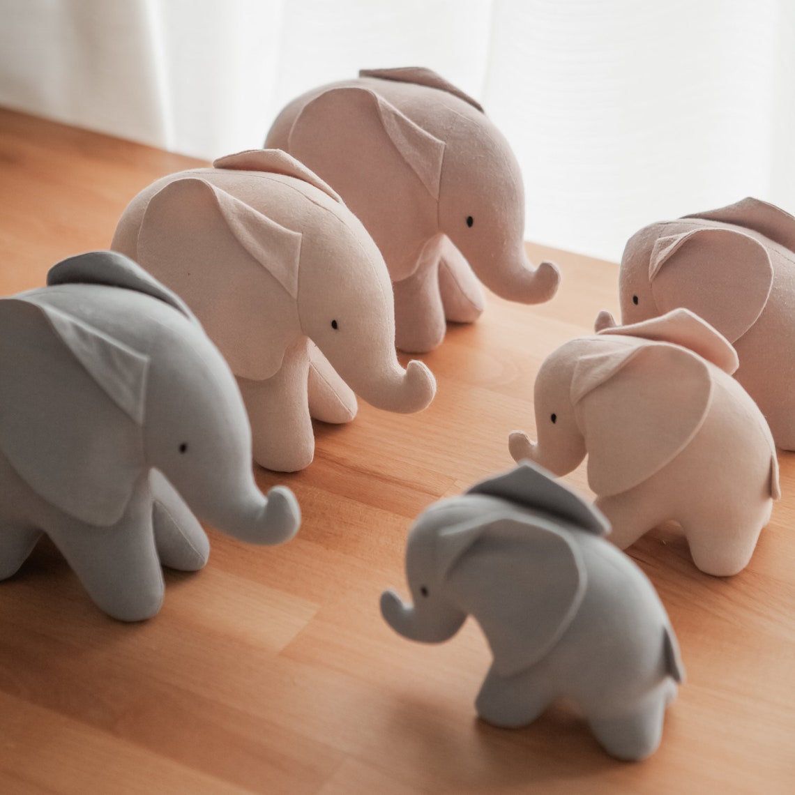 Elephant Toy / PDF Pattern and Sewing Tutorial - Etsy