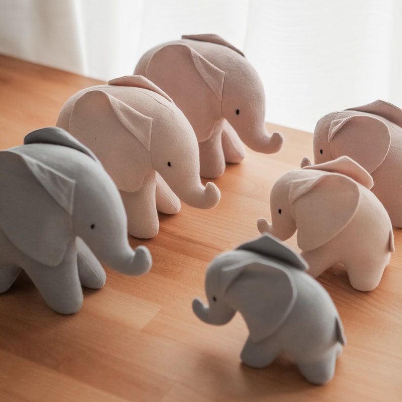 Elephant Toy / PDF Pattern and Sewing Tutorial - Etsy