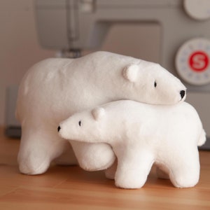 Polar Bear Toy / PDF Pattern and Sewing Tutorial - Etsy
