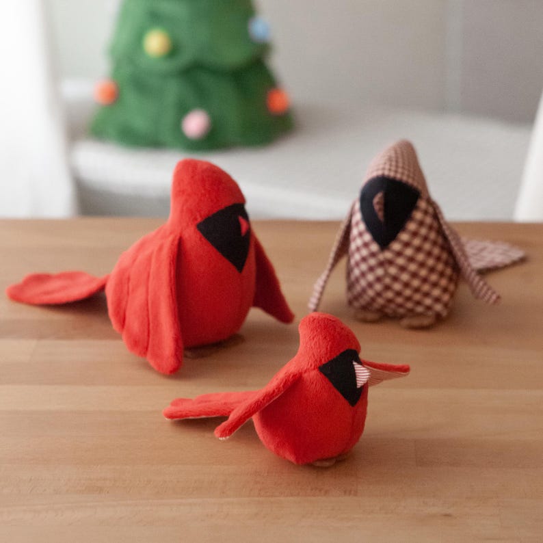 Northern Cardinal Toy / PDF Pattern and Sewing Tutorial - Etsy
