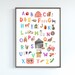 Farm Alphabet Print, Digital Download, Farm Nursery Decor, Animal Print ...