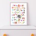 Farm Alphabet Print, Digital Download, Farm Nursery Decor, Animal Print ...