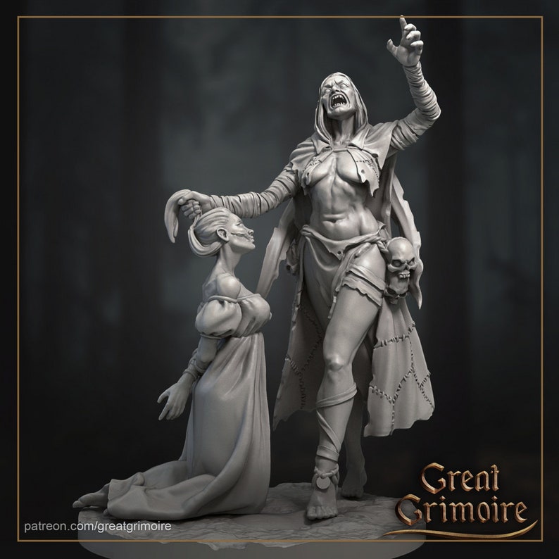 Witches' Sabbath Great Grimoire Dnd Miniatures - Etsy