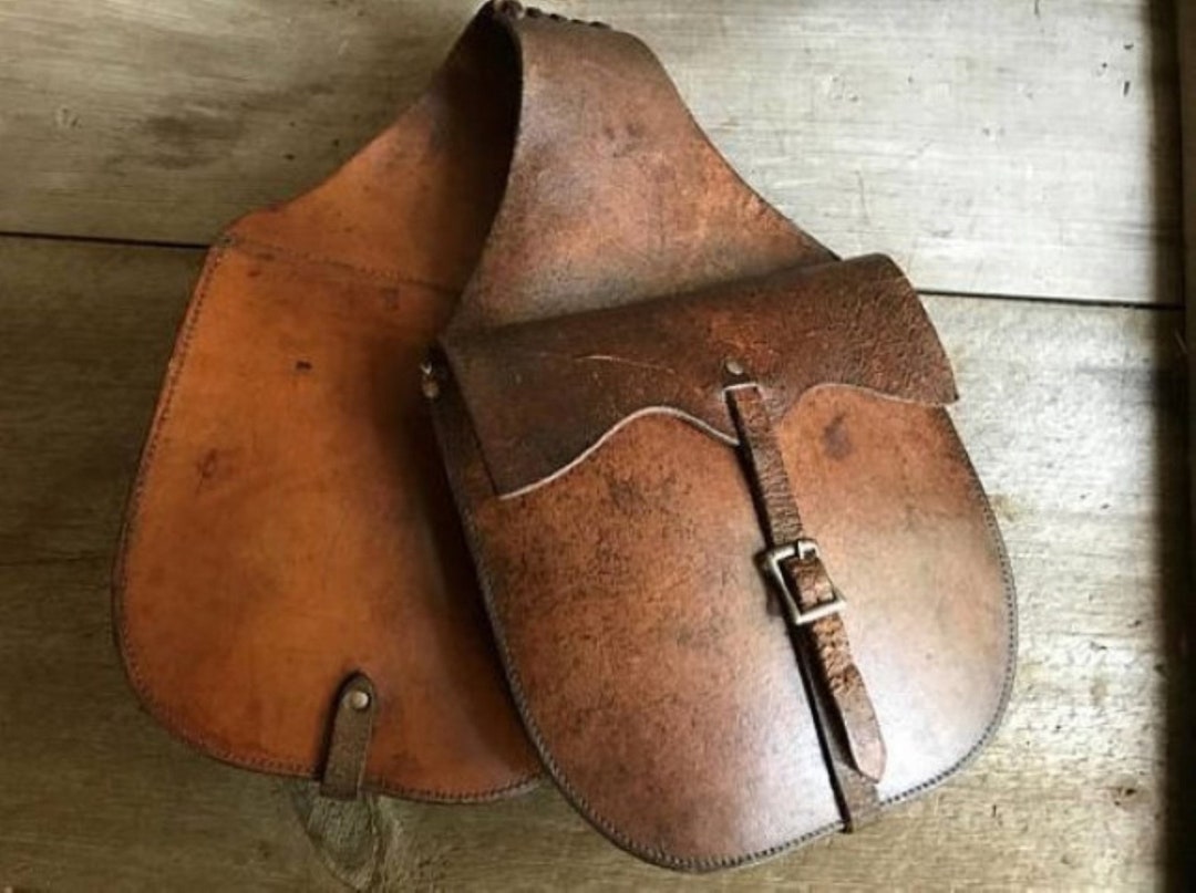 Vintage High Quality Leather Saddle Bag for Horse - Etsy