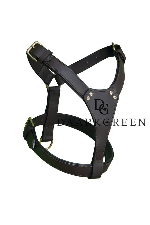 Leather Dog Full Body Harness | Etsy