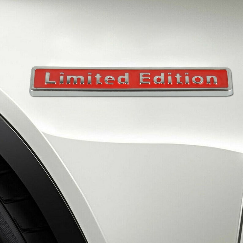 Limited Edition Metal Badge Car 3D Trunk Rear Side Fender - Etsy