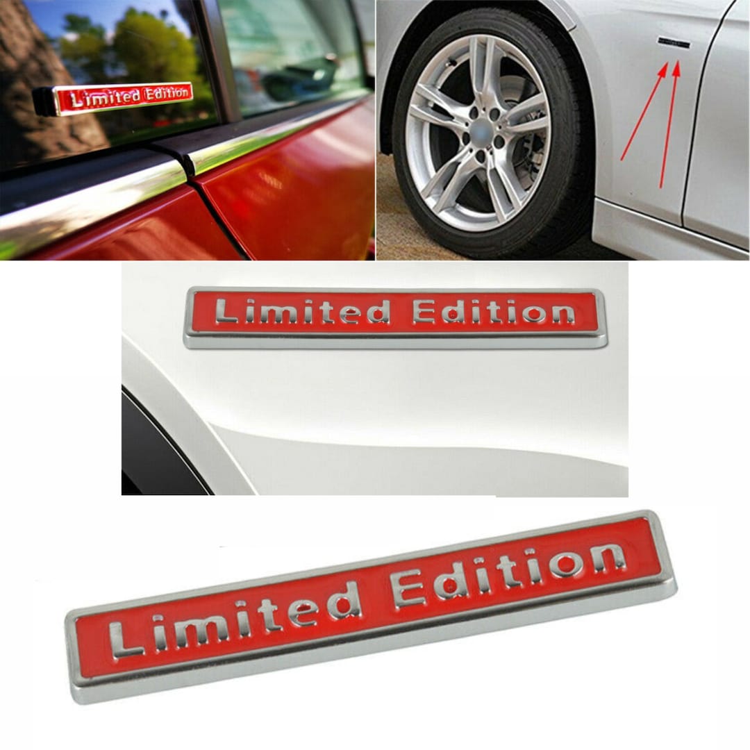 Limited Edition Metal Badge Car 3D Trunk Rear Side Fender - Etsy