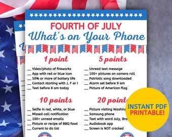 Fourth of July Printable Trivia | Games for Office | Independence Day ...