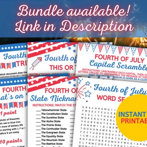Fourth of July What’s on Your Phone | Printable Game | Office Party ...