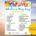 Summer Game What's in Your Bag Printable Activity - Etsy