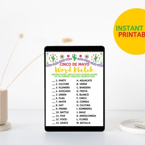 Cinco De Mayo Printable Game Bundle | Fun Educational Activities for ...