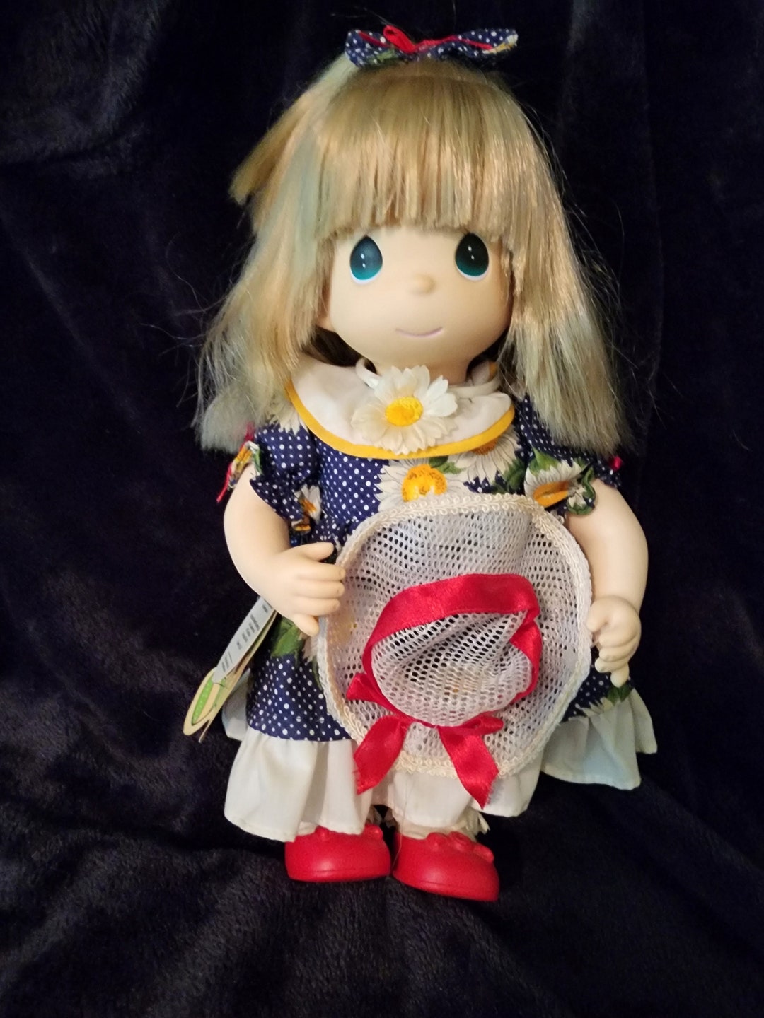 Vintage Precious Moments Doll With Stand - Etsy