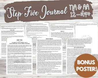 12 Step Workbook - Etsy