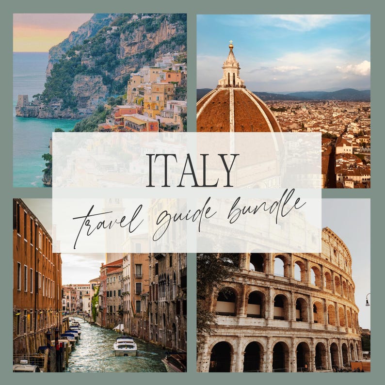 Italy Travel Guide Bundle: Rome, Venice, Amalfi Coast, Florence, and ...