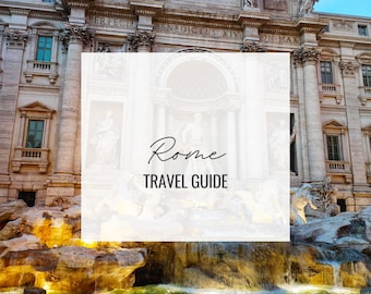 Rome Digital Travel Map for Google Maps Location Pins Rome Itinerary ...