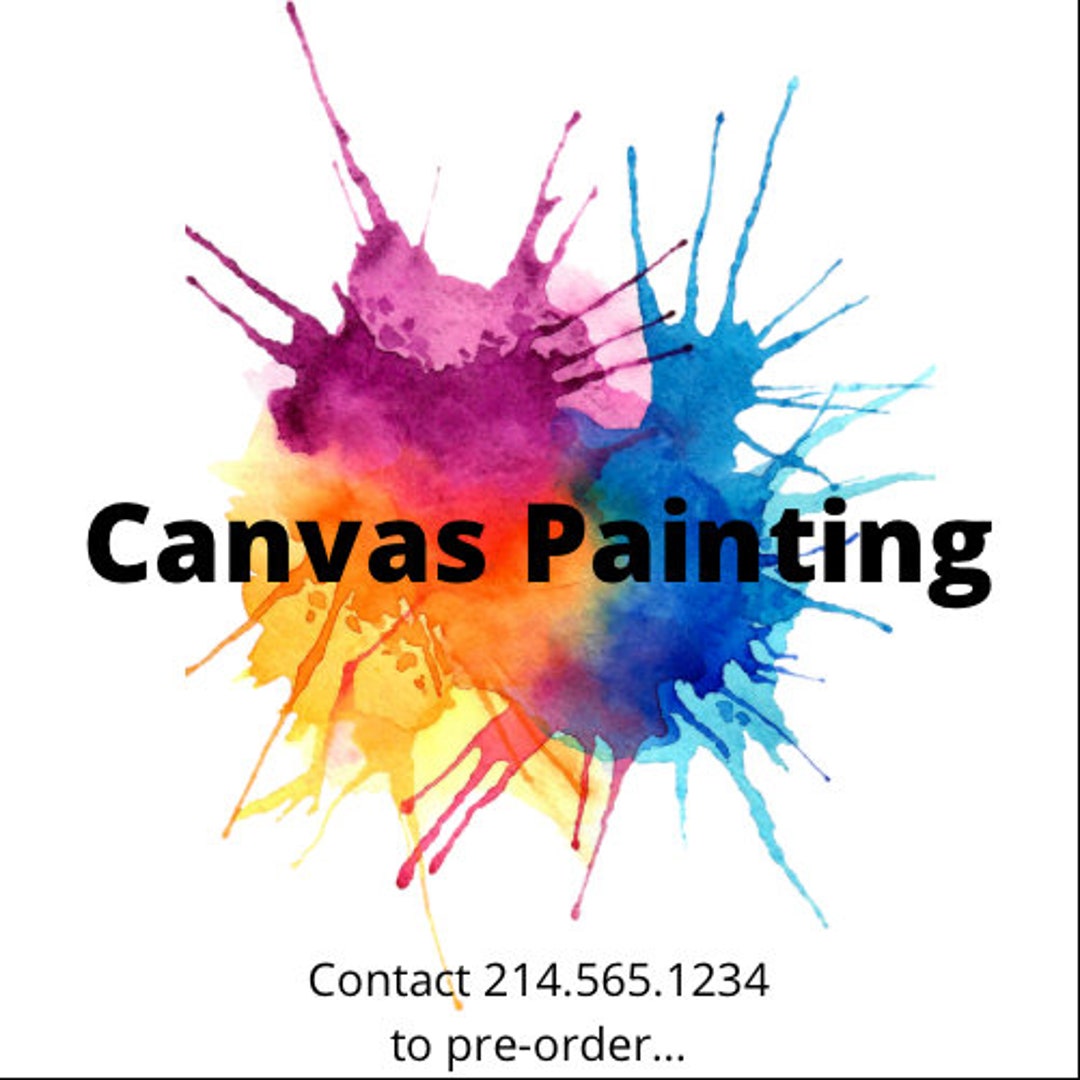 Canvas Painting Flyer - Etsy