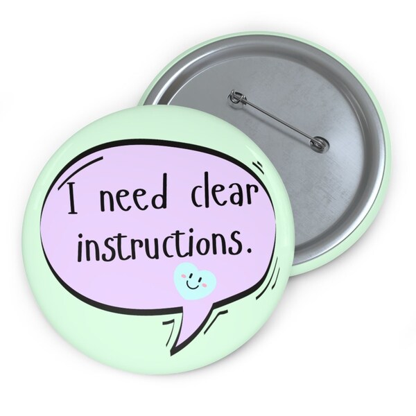 Clear Instructions - Etsy