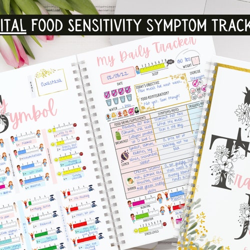 PRINTABLE Food Sensitivity Tracker Journal Food - Etsy