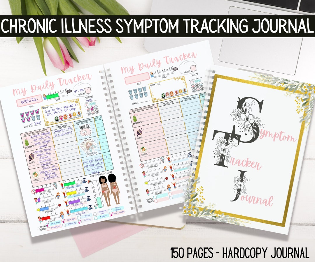Chronic Illness Tracker Journal | Symptom Tracker | for Fibromyalgia ...