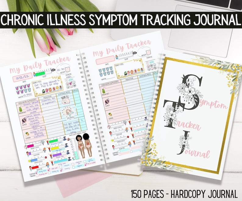 Chronic Illness Tracker Journal | Symptom Tracker | for Fibromyalgia ...