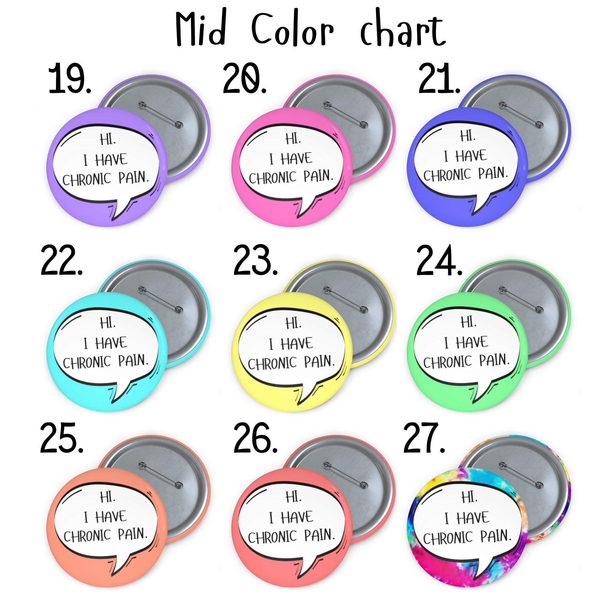 Note I Have Motor Tics Pin Button Badge Communication Pin - Etsy