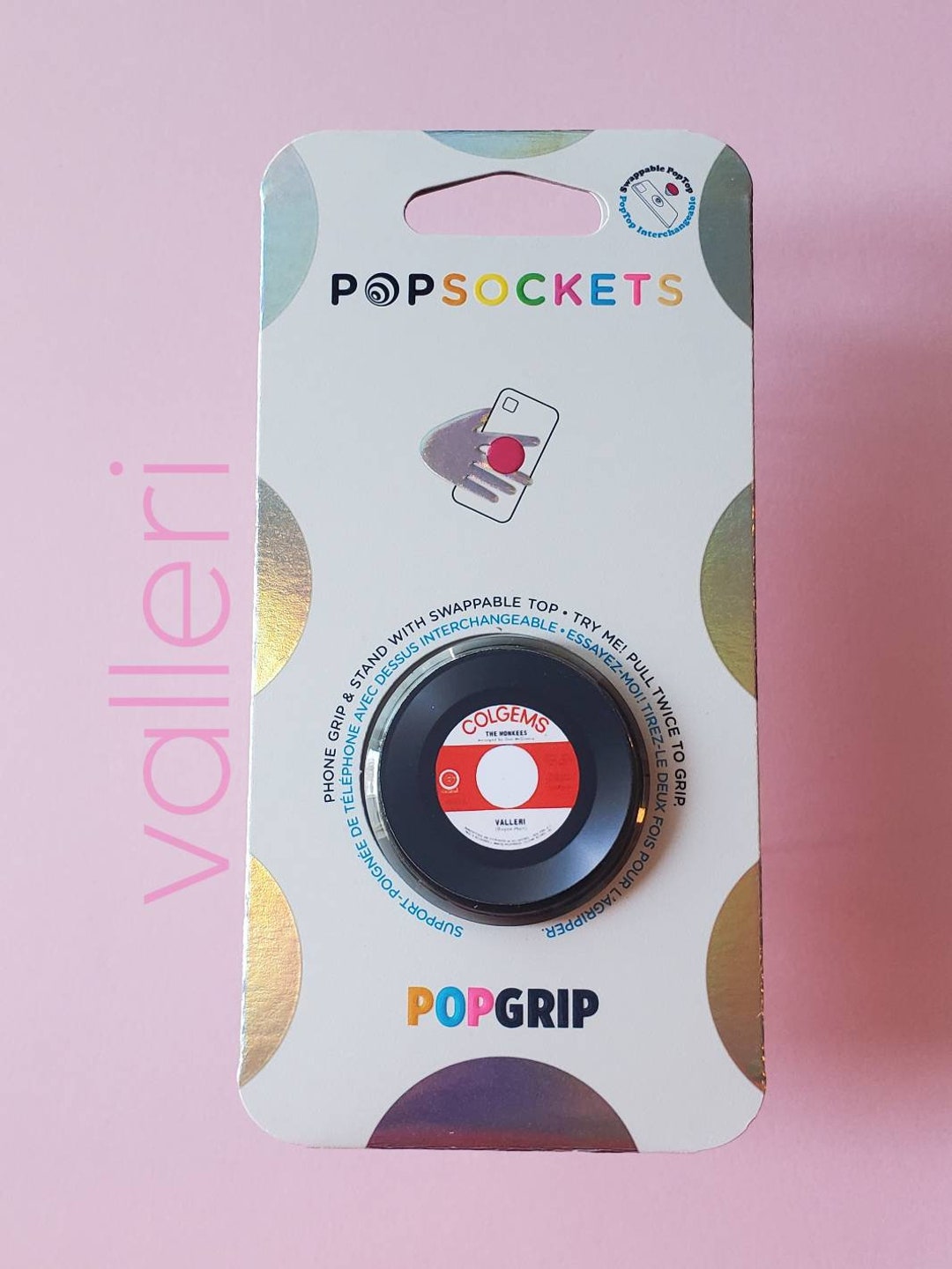 The MONKEES valleri Single 45 RPM Custom Grip and Expanding Stand for ...